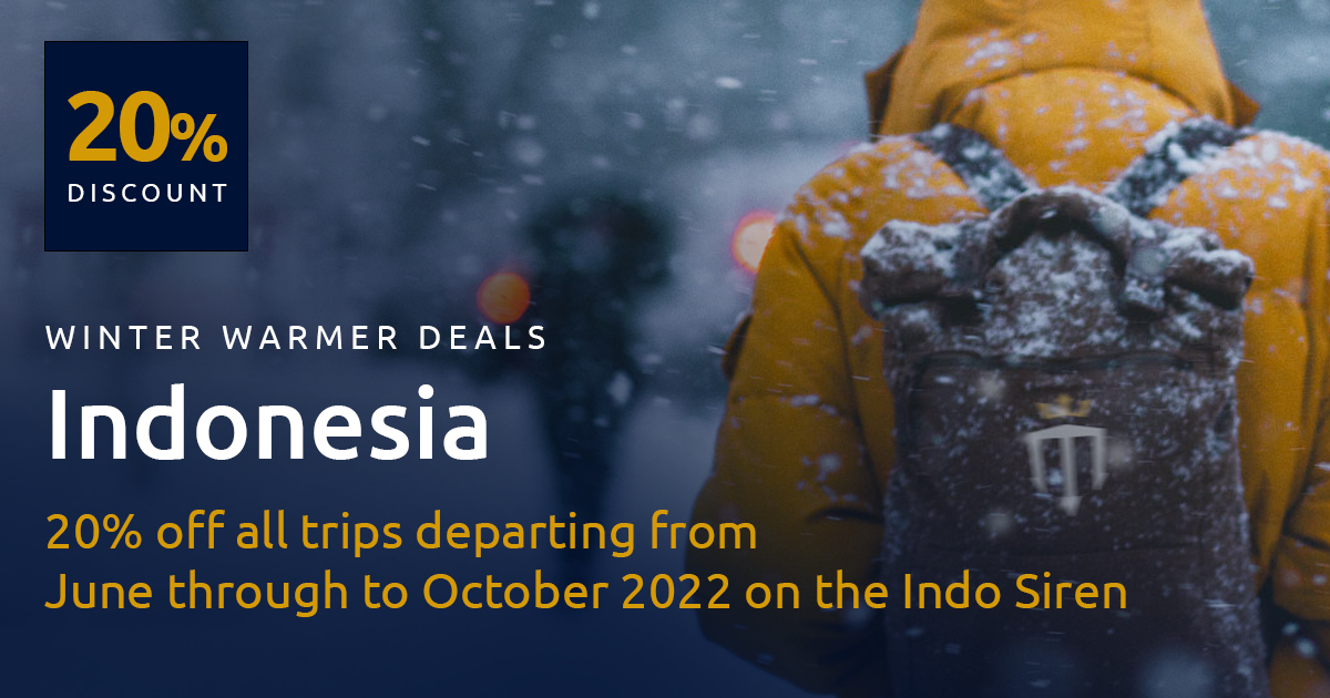 Indonesia Winter Warmer Deals - Master Liveaboards